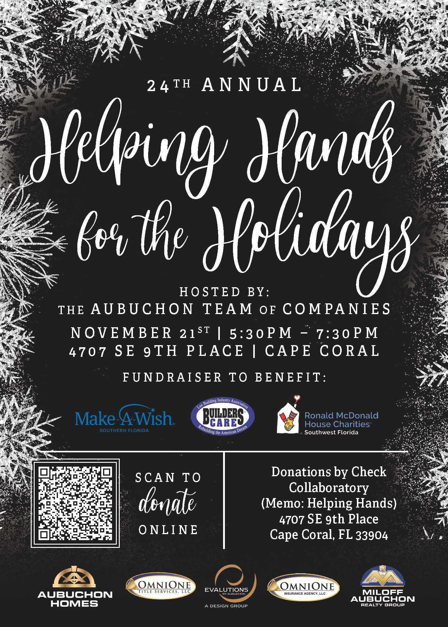 24th Annual Helping Hands for the Holidays - Miloff Aubuchon Realty Group