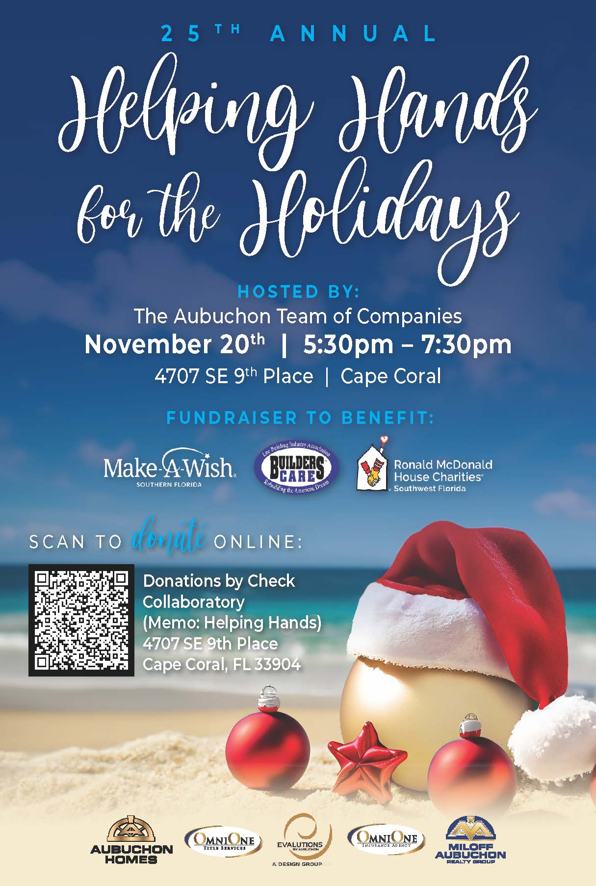 25th Annual Helping Hands for the Holidays - Miloff Aubuchon Realty Group